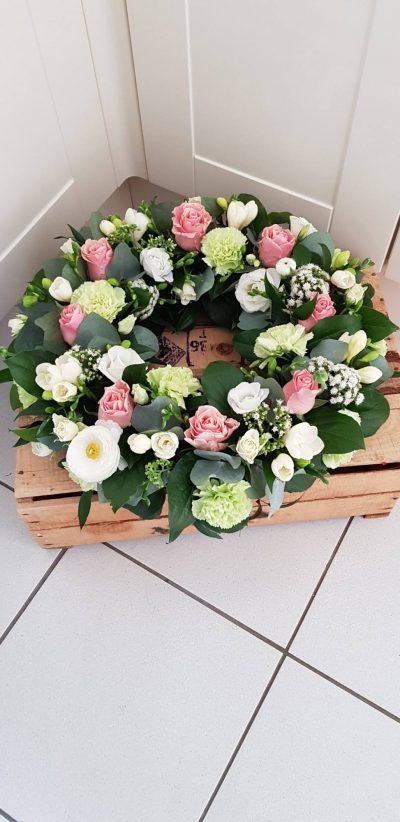 Funeral Wreath Ring #1 - The Flower Girls Bedford